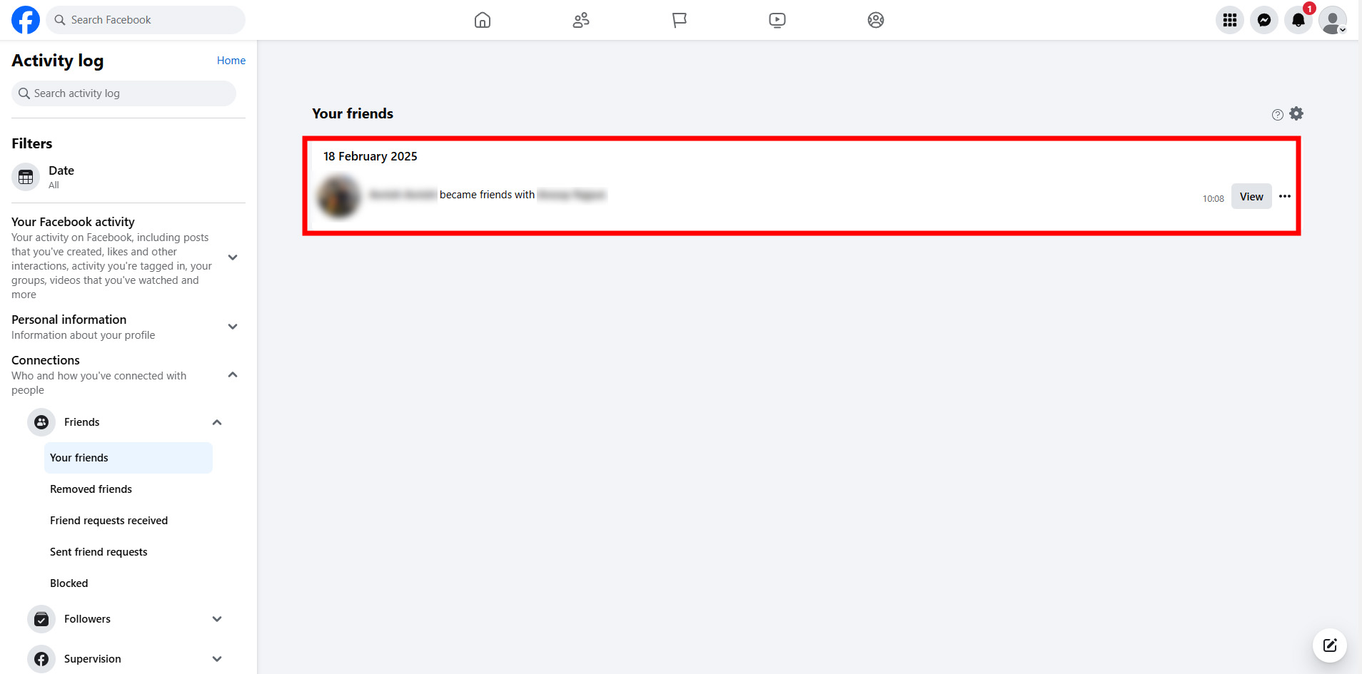 How To See When You Became Friends On Facebook